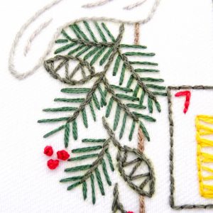 Advent Calendar Hand Embroidery Pattern - Wandering Threads Embroidery