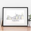 Toronto City Skyline Hand Embroidery Pattern - Wandering Threads Embroidery
