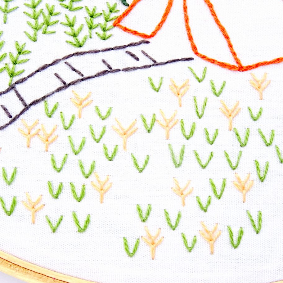 Summer Forest Hand Embroidery Pattern - Wandering Threads Embroidery