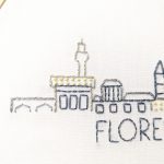 Florence City Skyline Hand Embroidery Pattern - Wandering Threads ...