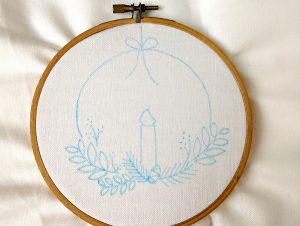 FREE Holiday Embroidery Pattern & Tutorial - Wandering Threads Embroidery
