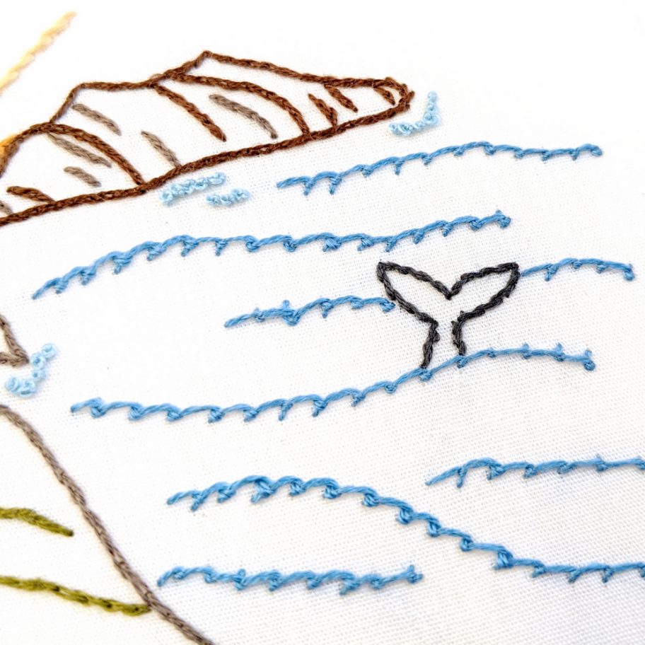 Channel Islands National Park Hand Embroidery Pattern - Wandering ...