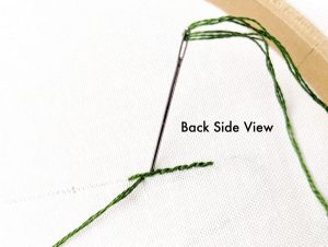 How to Start & End Embroidery Stitches - Wandering Threads Embroidery