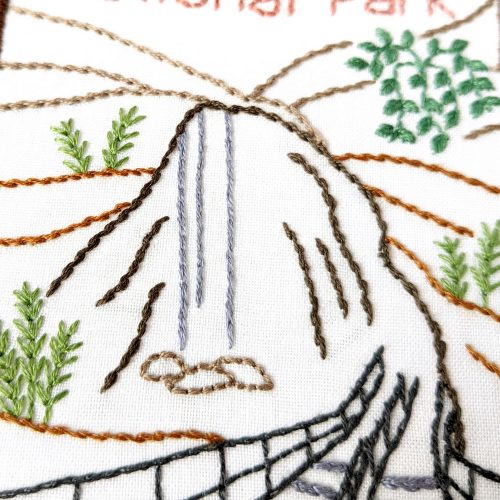 Mammoth Cave National Park Hand Embroidery Pattern - Wandering Threads ...