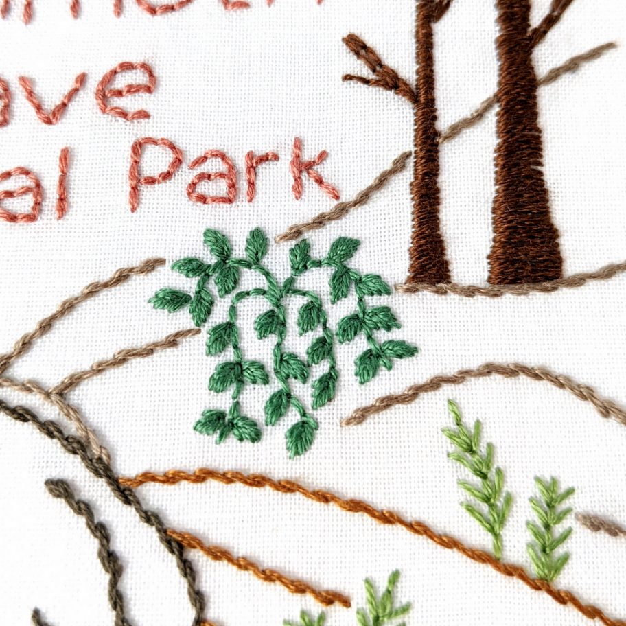 Mammoth Cave National Park Hand Embroidery Pattern - Wandering Threads ...